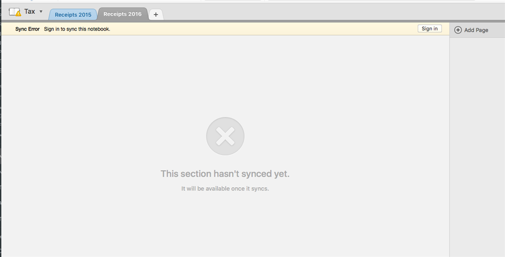 Onenote: "This section isn't available yet." error. - Microsoft Q&A