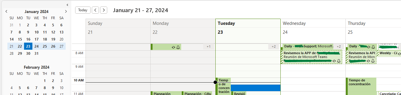 Todo: You have nothing scheduled in the next 7 days has returned with ...