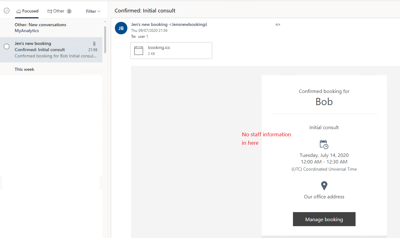 Microsoft Booking. Visibility - Microsoft Q&A