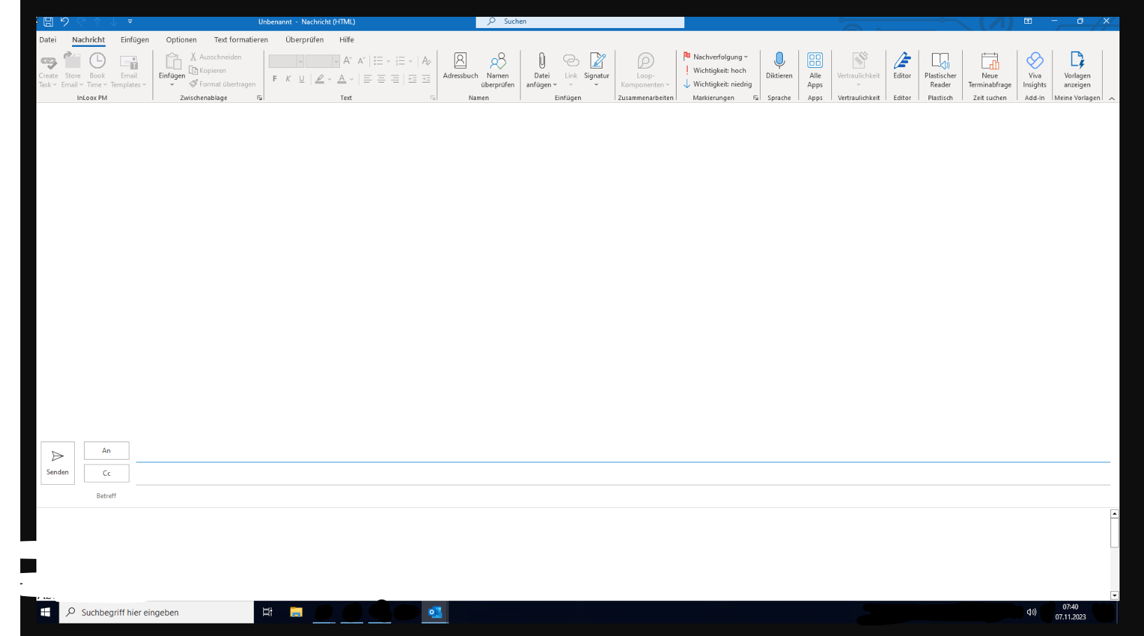 How do i fix this Outlook "View" Problem? Big Gap between Icon Tab and ...