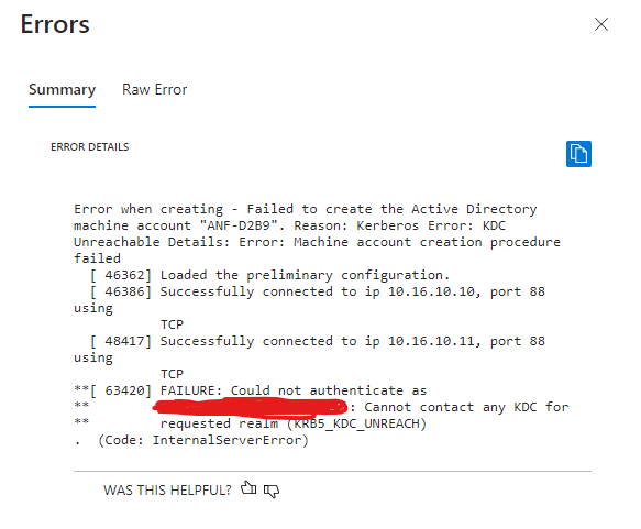 I am facing an error while creating a volume in azure net app files. It ... I am facing an error while creating a volume in azure net app files. It ...