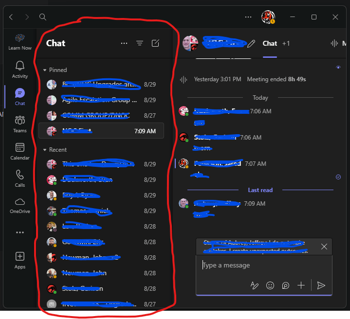 How can I remove the side panel from my Teams chat? - Microsoft Q&A
