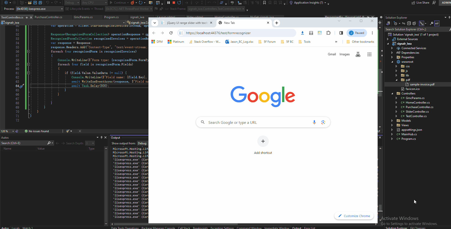 Not Receiving Keyvaluepair In The Response In Azure Invoice Parser Using Net Sdk Microsoft Qanda