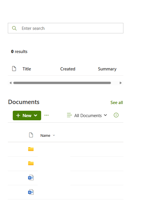 Creating an advanced searcher, getting files of a library - Microsoft Q&A
