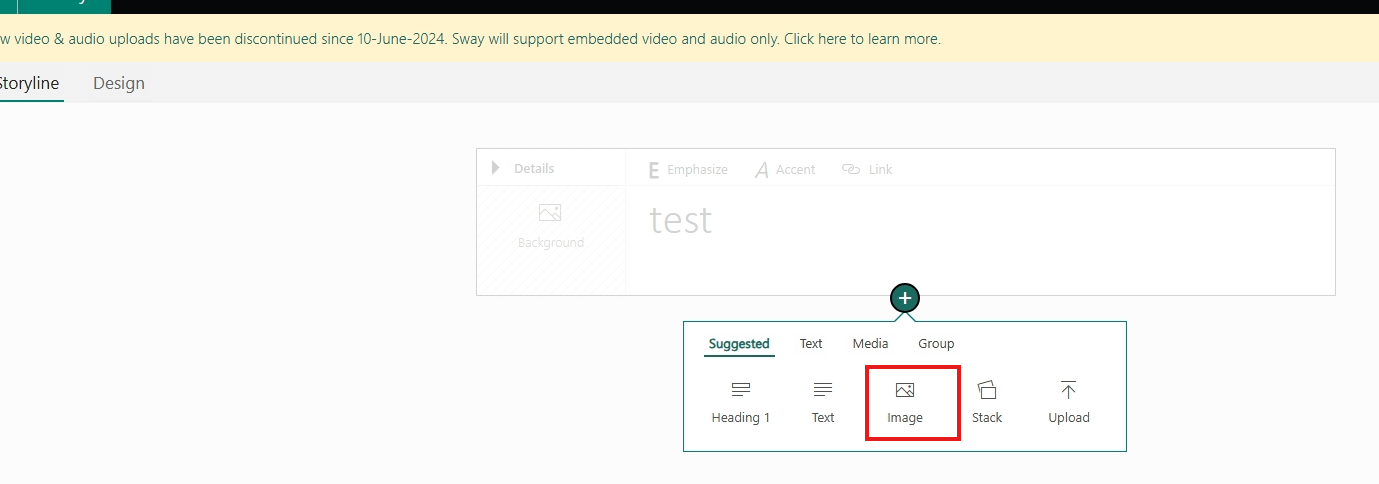 Changing Photos in Sway (Either backgrounds or image cards) - Microsoft Q&A