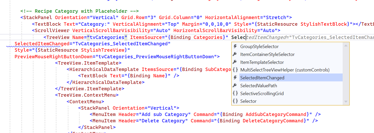 WPF Cannot see SelectedItem in TreeView - Microsoft Q&A WPF Cannot see SelectedItem in TreeView - Microsoft Q&A