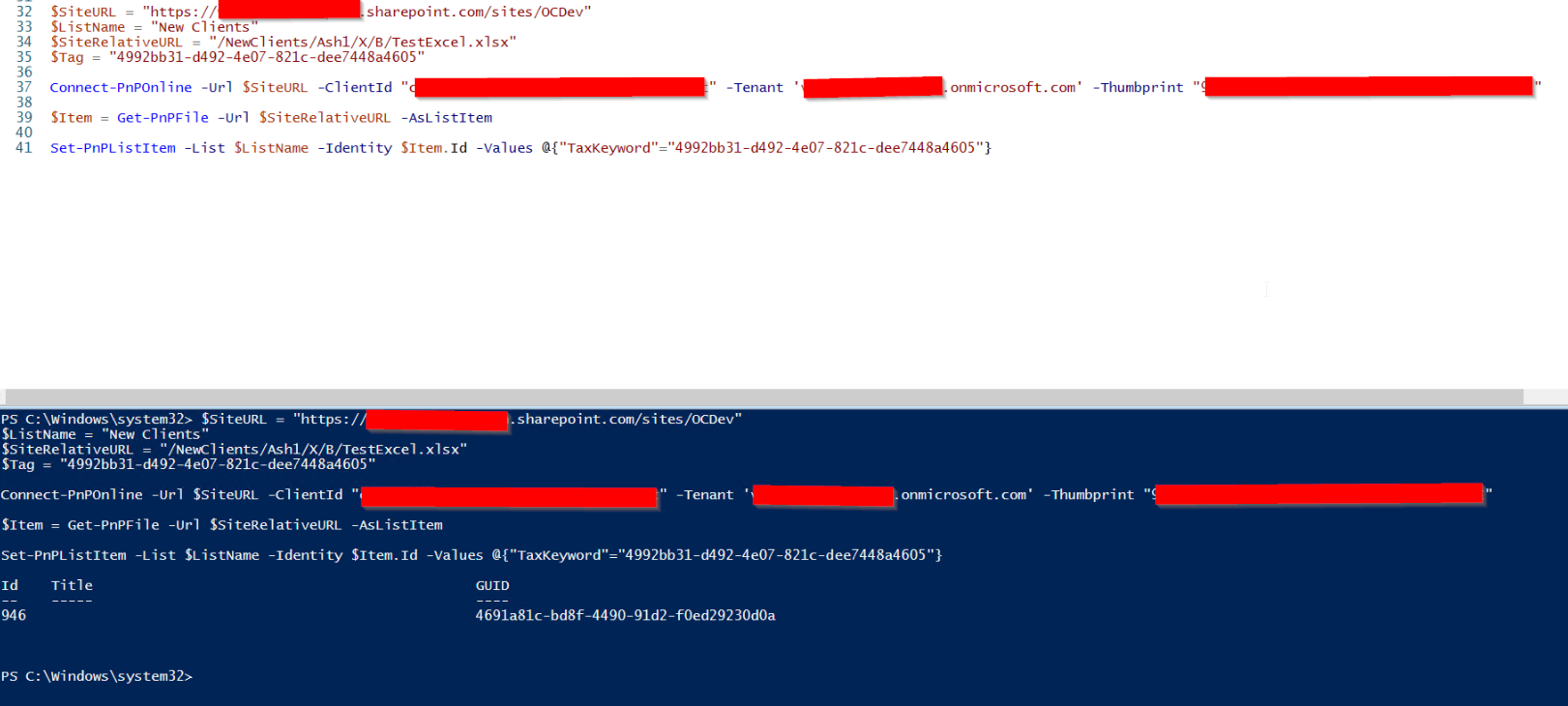 Sharepoint Online Set Pnplistitem Unable To Set Enterprise Keywords Taxkeyword Value 