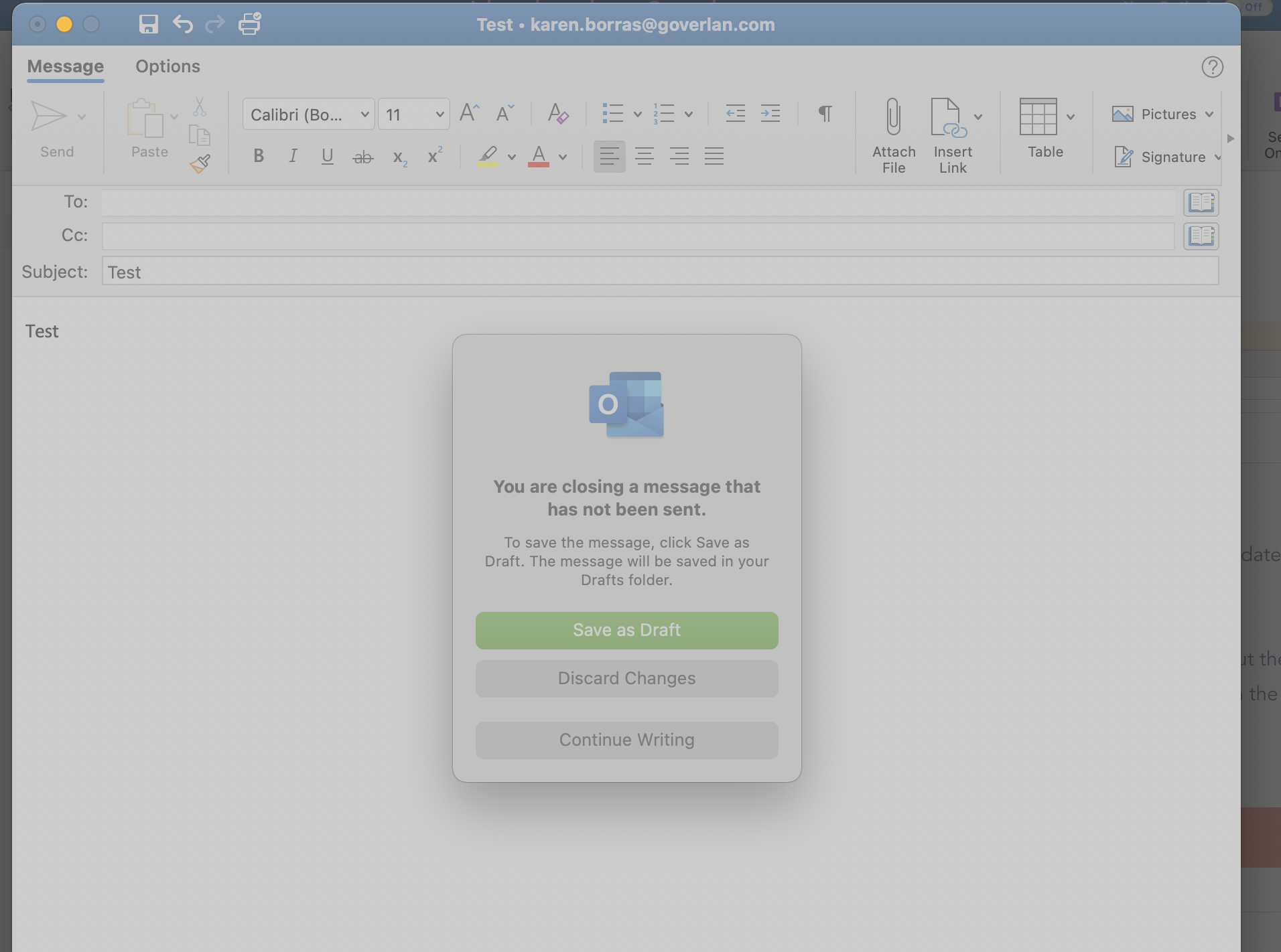 Outlook Freezes when closing email or apt window. - Microsoft Q&A