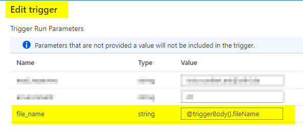 Azure Synapse: 'triggerBody' is not a recognized function - Microsoft Q&A