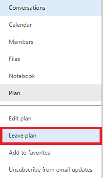 Deleting Plan or group - Microsoft Q&A