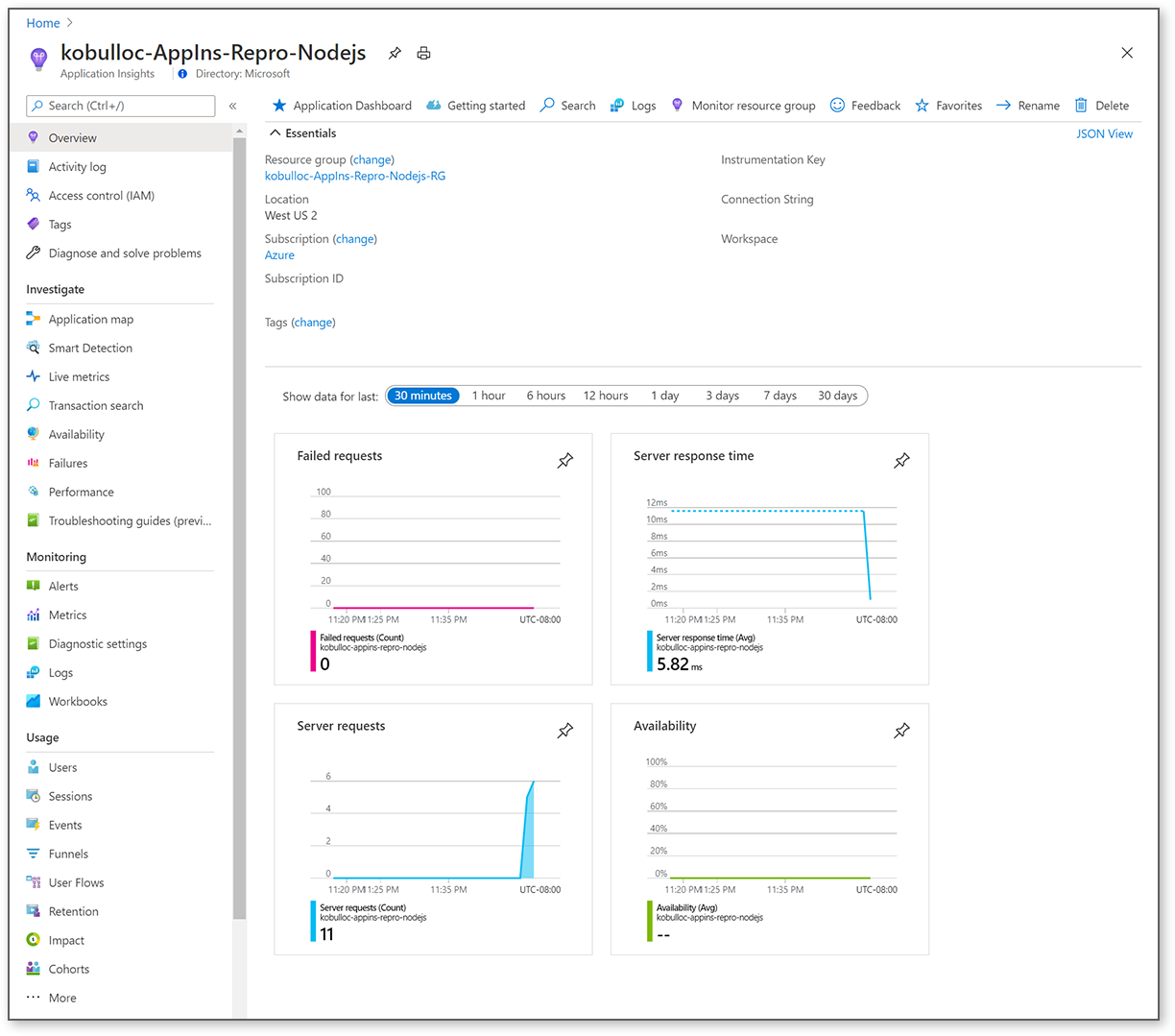 Monitoring Nodejs Application With Azure Application Insights Microsoft Qanda 1371