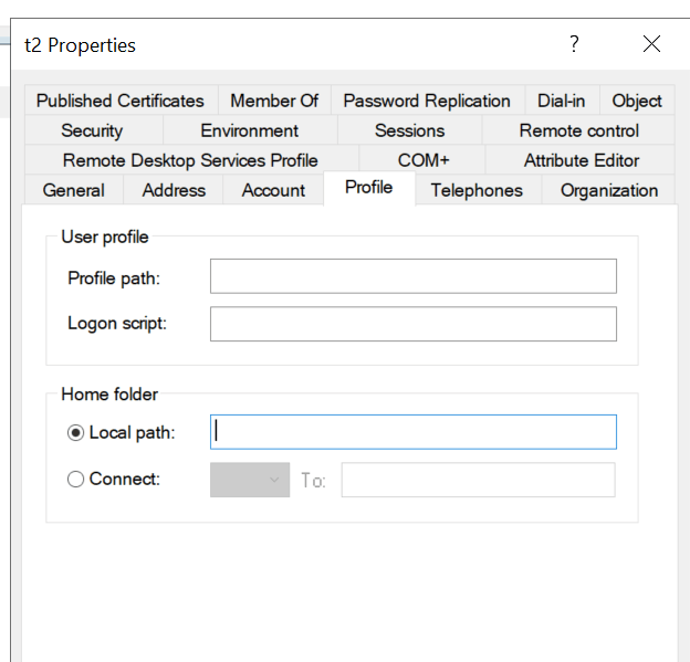 Default Home Folder Permissions - Microsoft Q&A