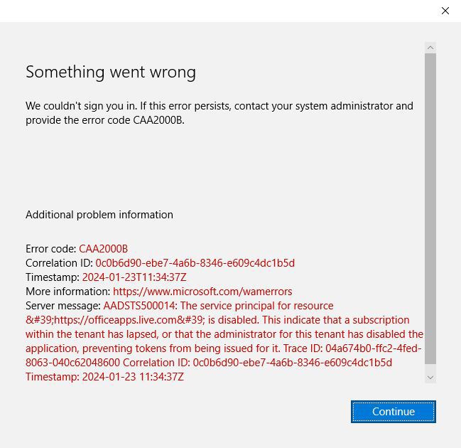 I have a sign in problem in word and power point .... - Microsoft Q&A