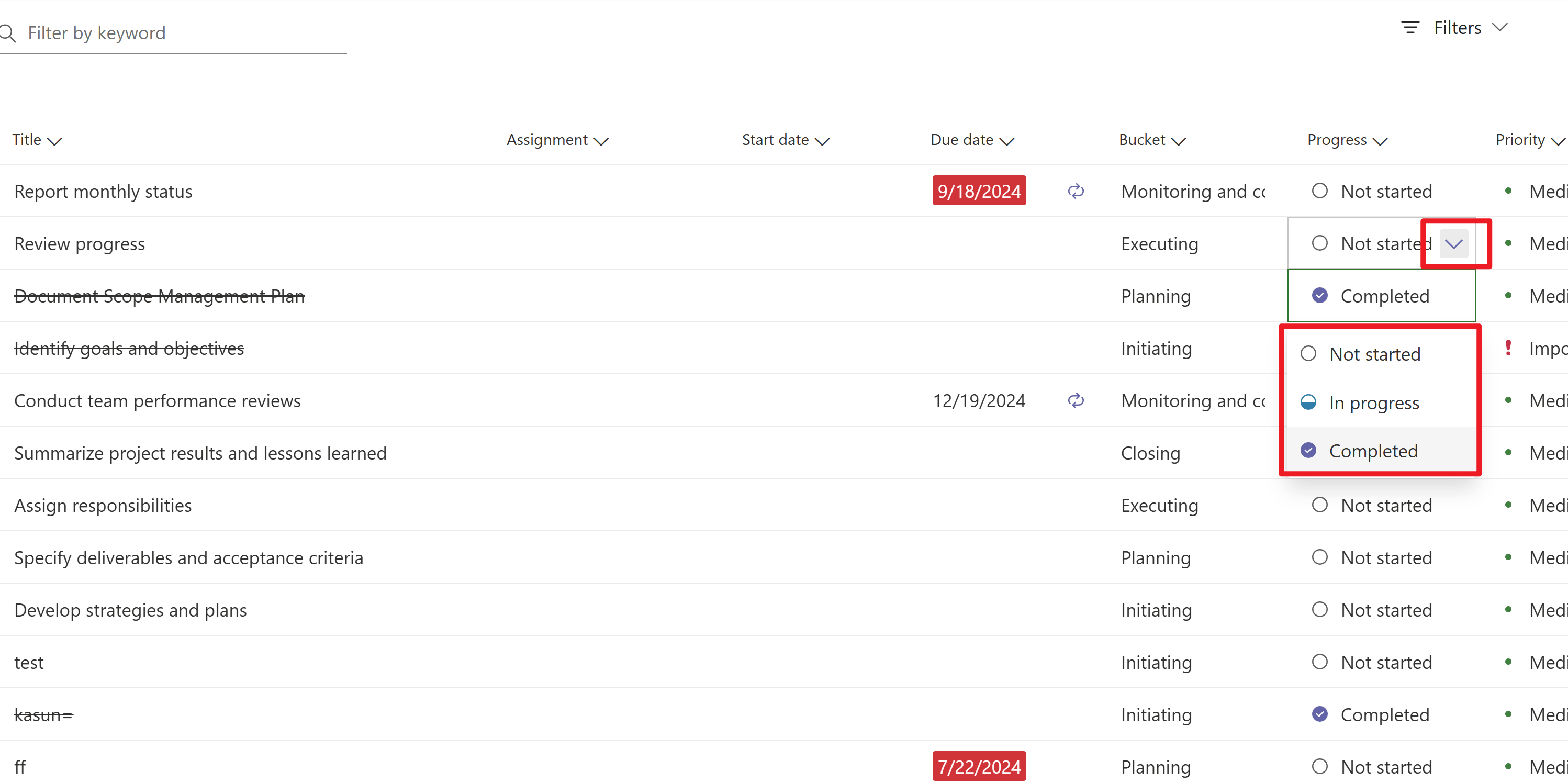 Planner - Where has the completed task list gone since the update? Nov ...