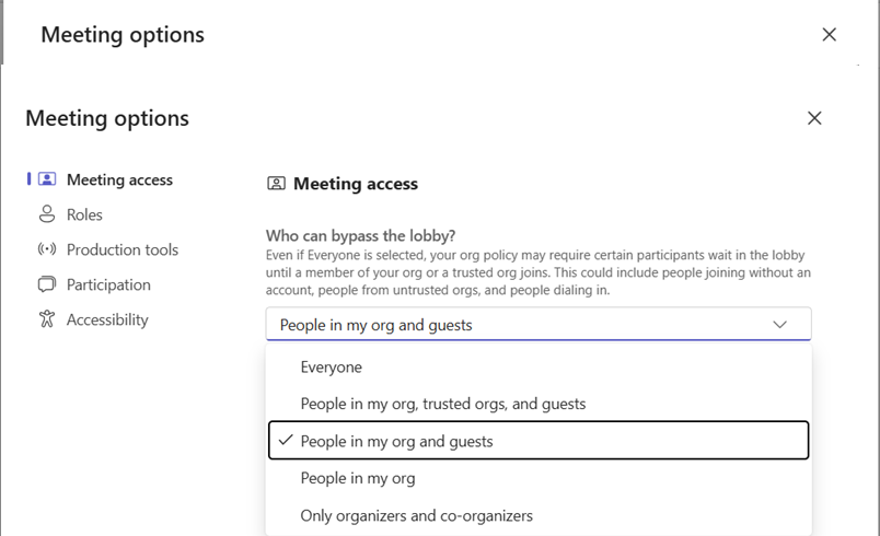 Resolving Access Issues Due to Organization Policies in Teams ...