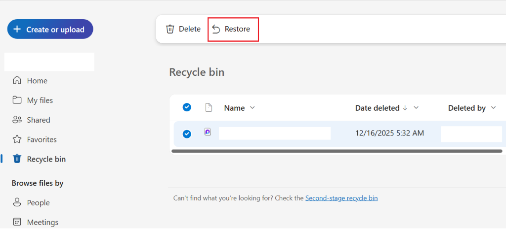 Restoring OneDrive files after a license renewal - Microsoft Q&A