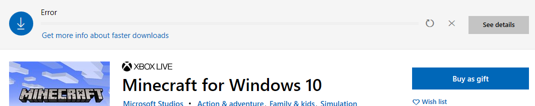 Minecraft Windows 10 Edition is the only app on the Microsoft Store ...