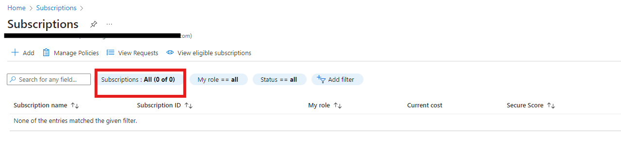 Suscribtion Disappeared - Microsoft Q&A