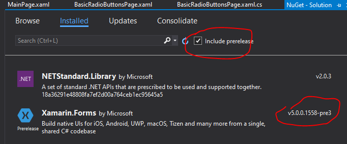Bug Radiobutton Not Aligned Ios Or Problem Isenabled Android Microsoft Qanda