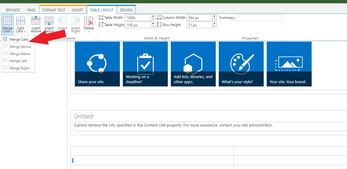 Simple SharePoint Design Changes - Microsoft Q&A