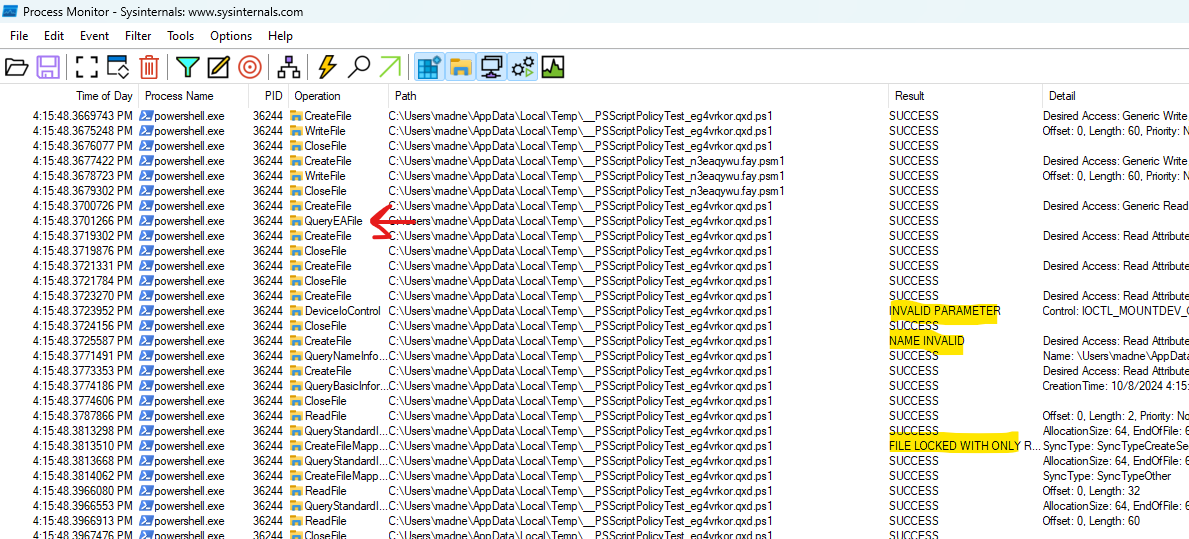 Warning PowerShell ID 300 - Microsoft Q&A
