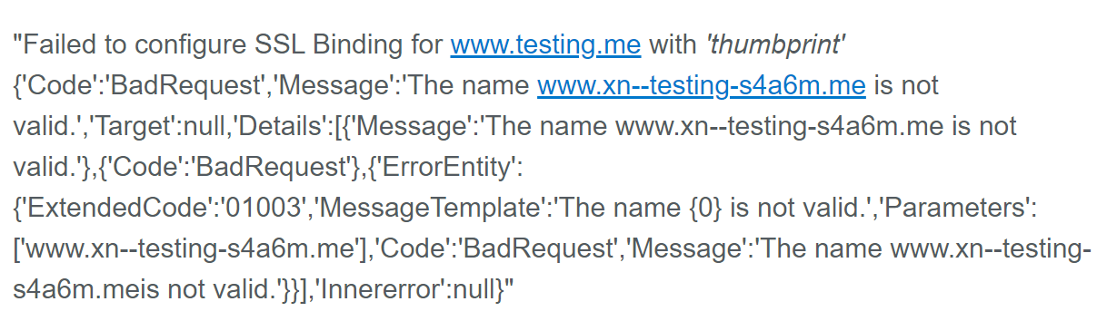 Azure App Service - Unable to bind SSL cert to custom domain ... Azure App Service - Unable to bind SSL cert to custom domain ...