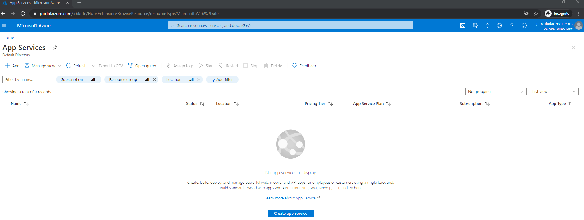 Cannot Deserialize The Current Json Object Why It Happens When Clicking On Azure App Service