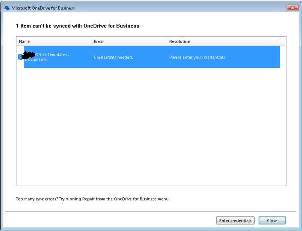 OneDrive Issue - Enter Credential - Microsoft Q&A