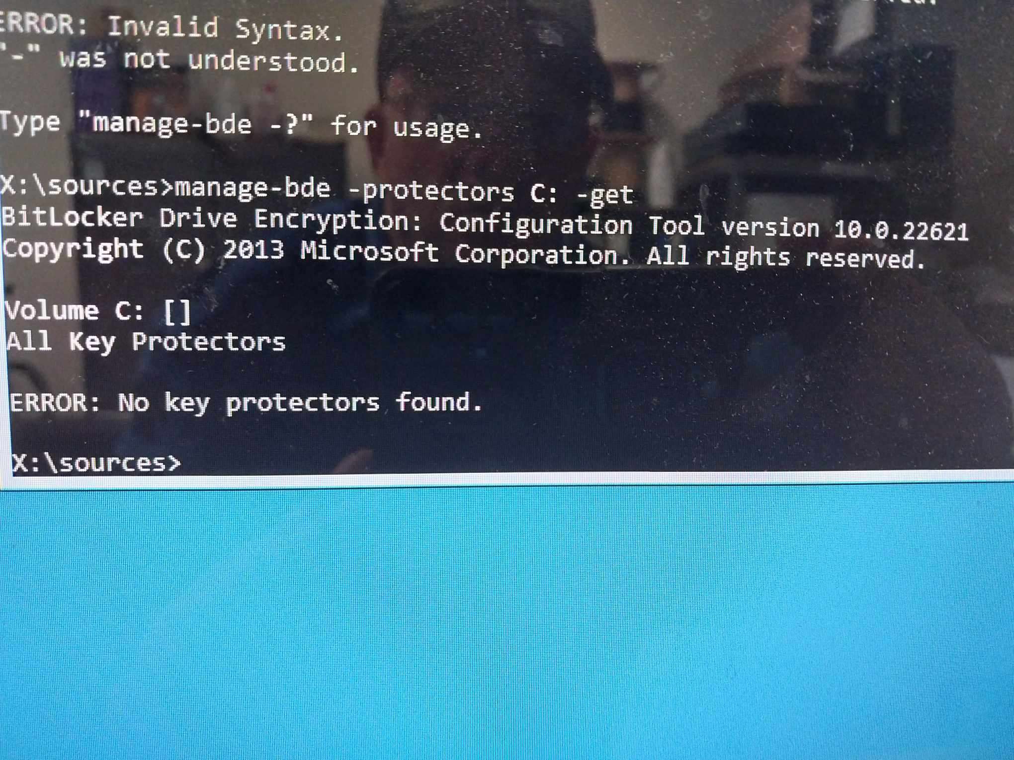 NMVe ssd is locked by BitLocker Encrypted - Microsoft Q&A