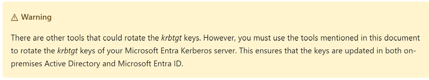 Rotate the Microsoft Entra Kerberos server key using gMSA or manually using Scheduled task ...