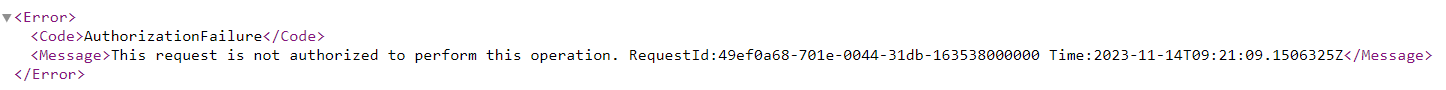 Storage Account - Log entry missing for 403 AuthorizationFailure when uploading blob using a SAS ...