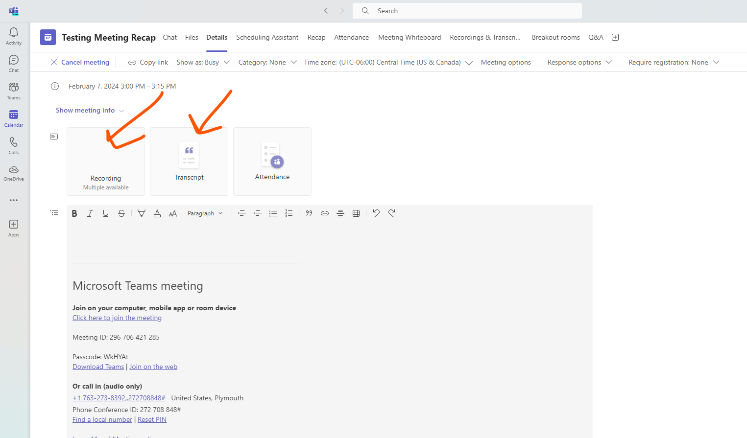 Teams Intelligent Recap not appearing post-meeting - Microsoft Q&A