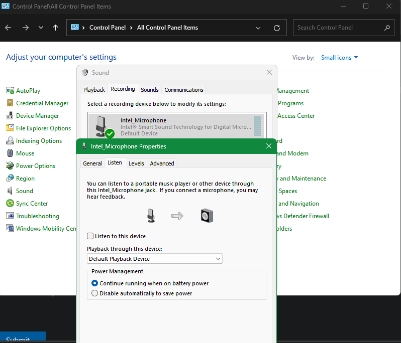 Microphone Feedback loop - Microsoft Q&A