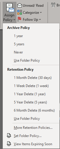 Questions about retention tags/policies - Microsoft Q&A