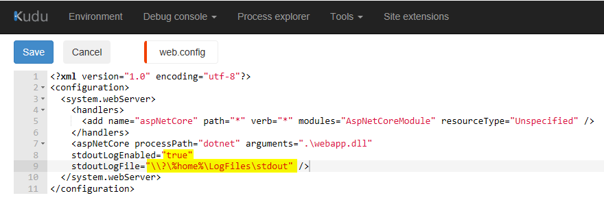 Azure Web App Net Core Start Up Error How To Find Cause Microsoft Qanda