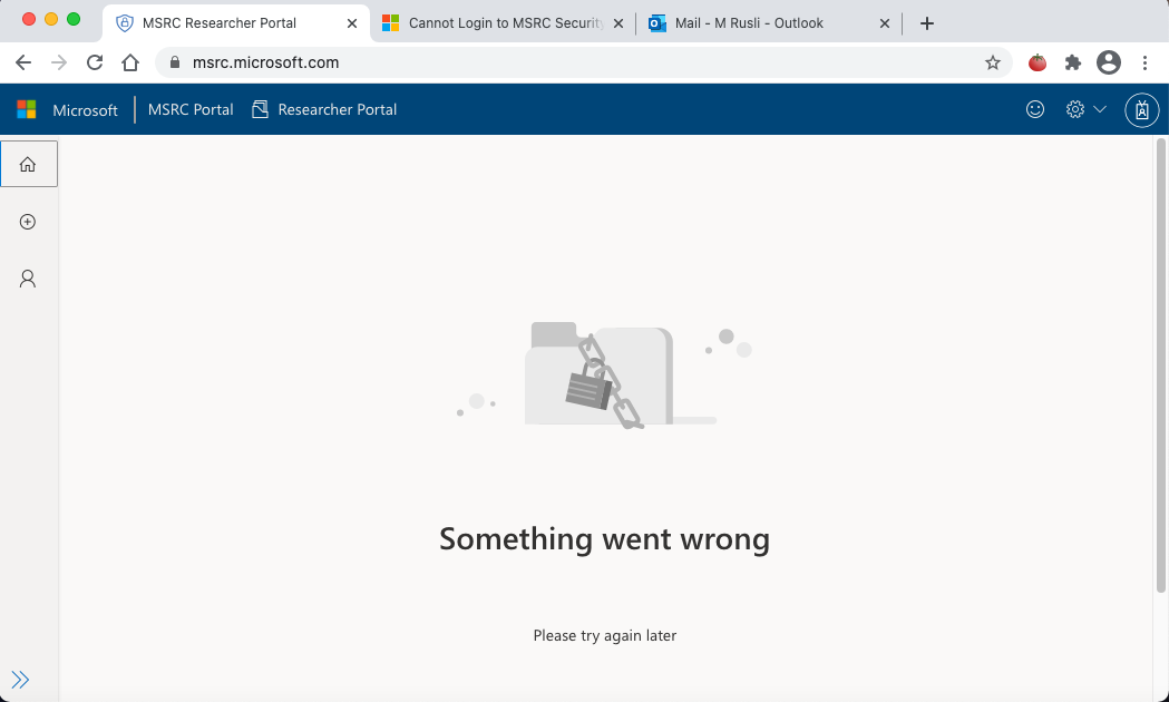 I cannot view msrc vulnerability reports - Microsoft Q&A