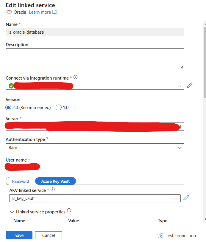 ADF Oracle conector V2.0 - ORA-50000: Connection request timed out - Microsoft Q&A