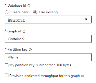 How do you set Partition key in Cosmos/Gremlin - Microsoft Q&A