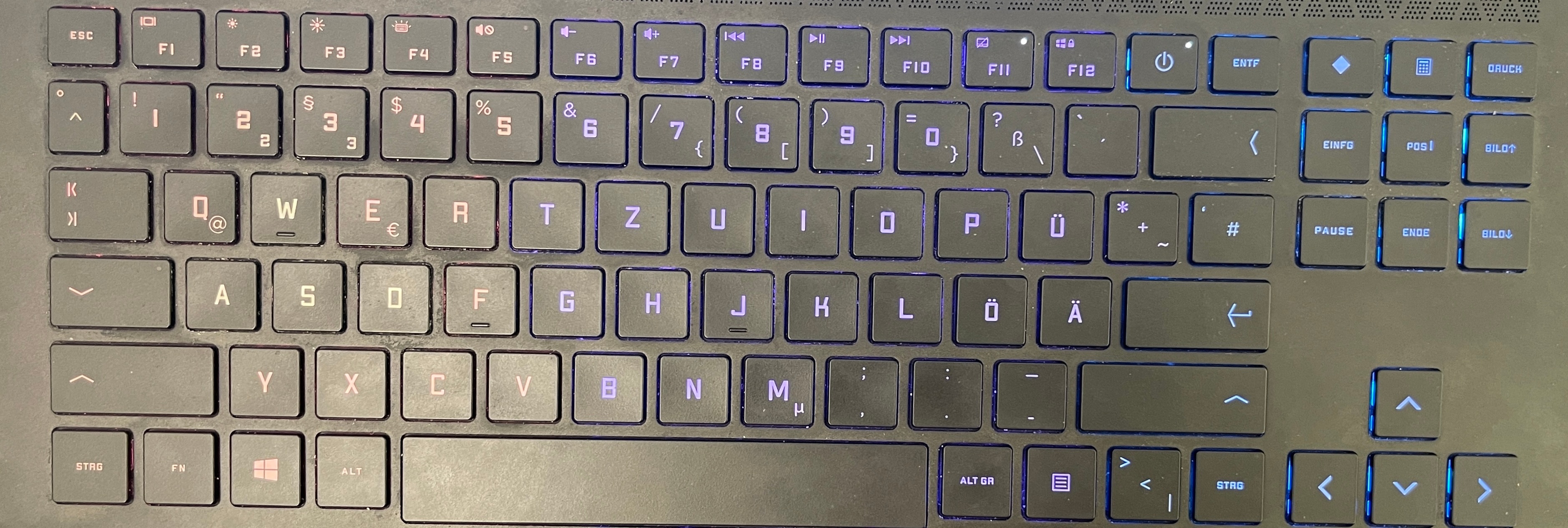 The "hashtag" button on my Austrian / German keyboard settings doesn't ...