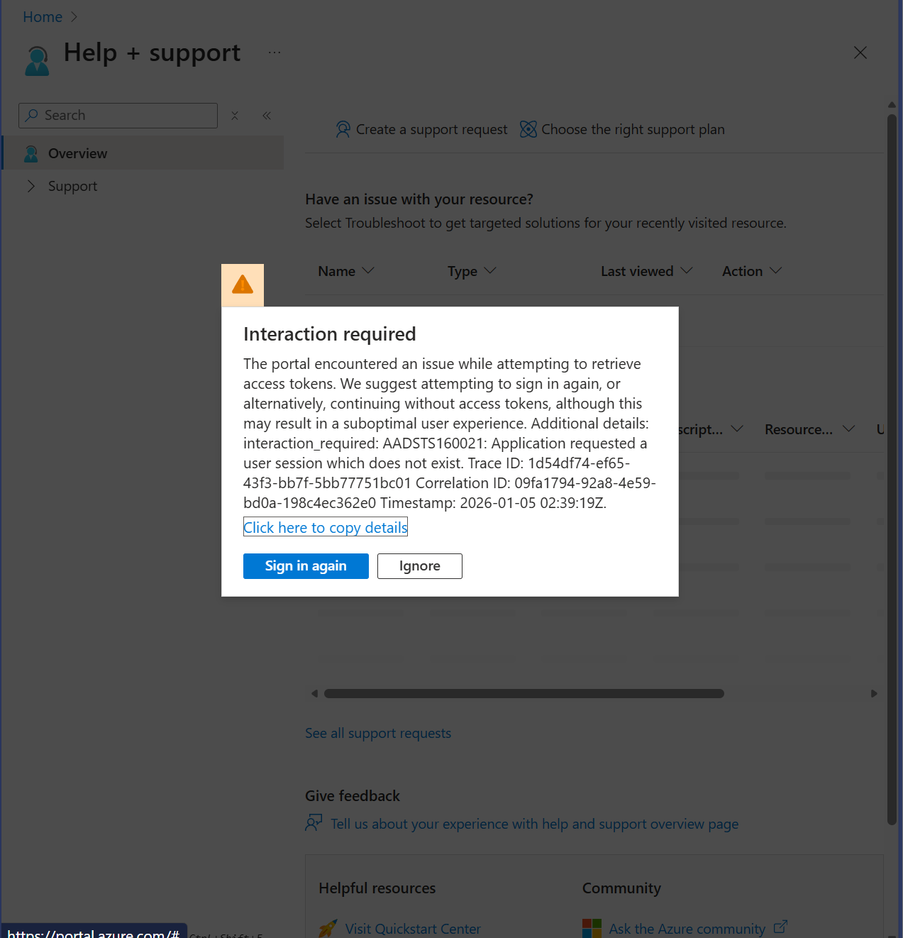 Selected user account does not exist in tenant 'Microsoft Services' and ...