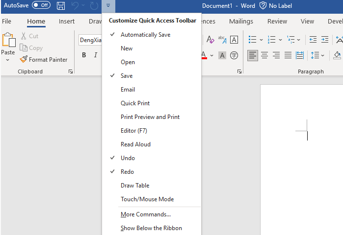 Why Does the Quick Access Toolbar Frequently Move FROM Above the Ribbon ...