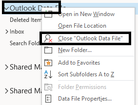 Removing imported .pst - Microsoft Q&A