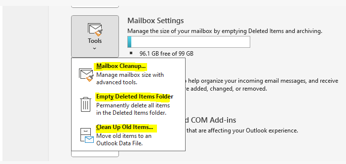 Outlook 365 Mailbox Over Quota - Microsoft Q&A