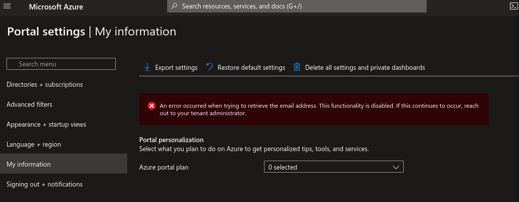 Cant Use Azure Because Of This Just Signed Up And Set Up 2fa How To Resolve This Error