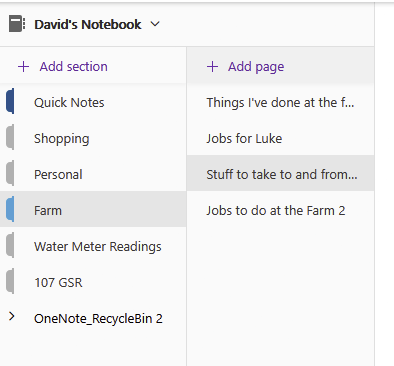 One Note - I can find my Notebook on my Phone and Online, but the ...