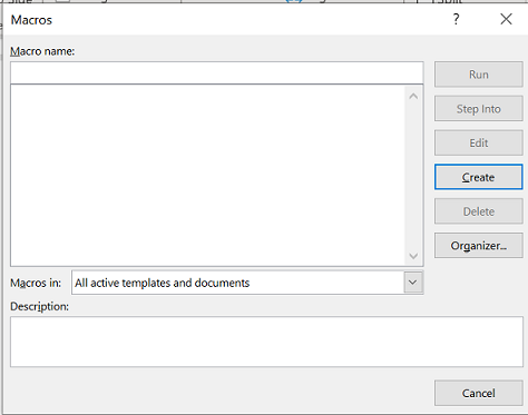 The macro can't be found or has been disabled because of your macro ...