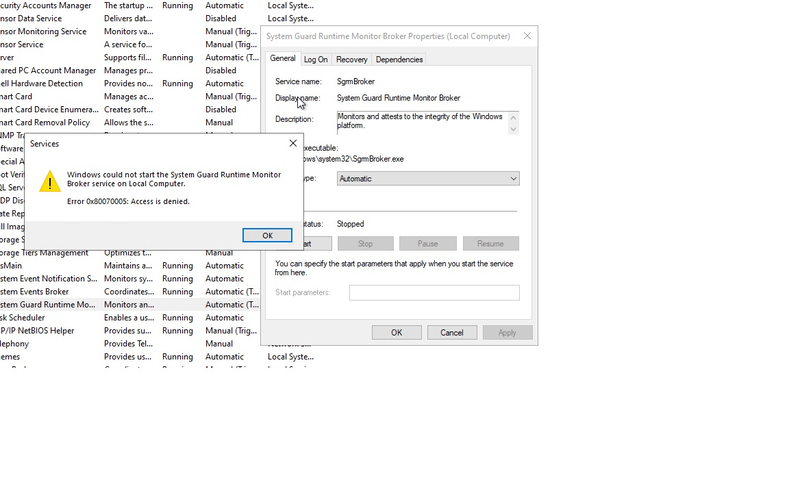 Server 2022 Windows Updates January 2025 | System Guard Runtime Monitor ...