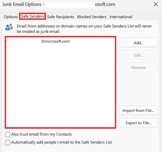 How to stop emails from going to spam - Microsoft Q&A