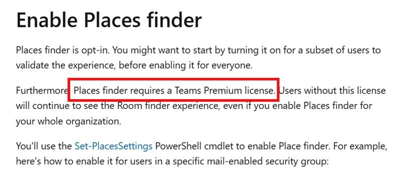 Need to display Room Mailboxes by Location in Room Finder (e.g ...