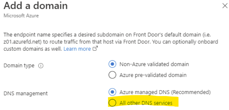 Inquiry Regarding DNS Zone Creation Across Different Azure Tenants ...